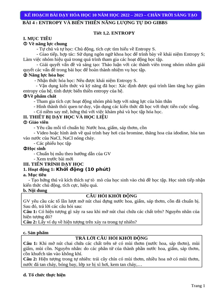 Bài 4. Entropy (t1,2) | PDF