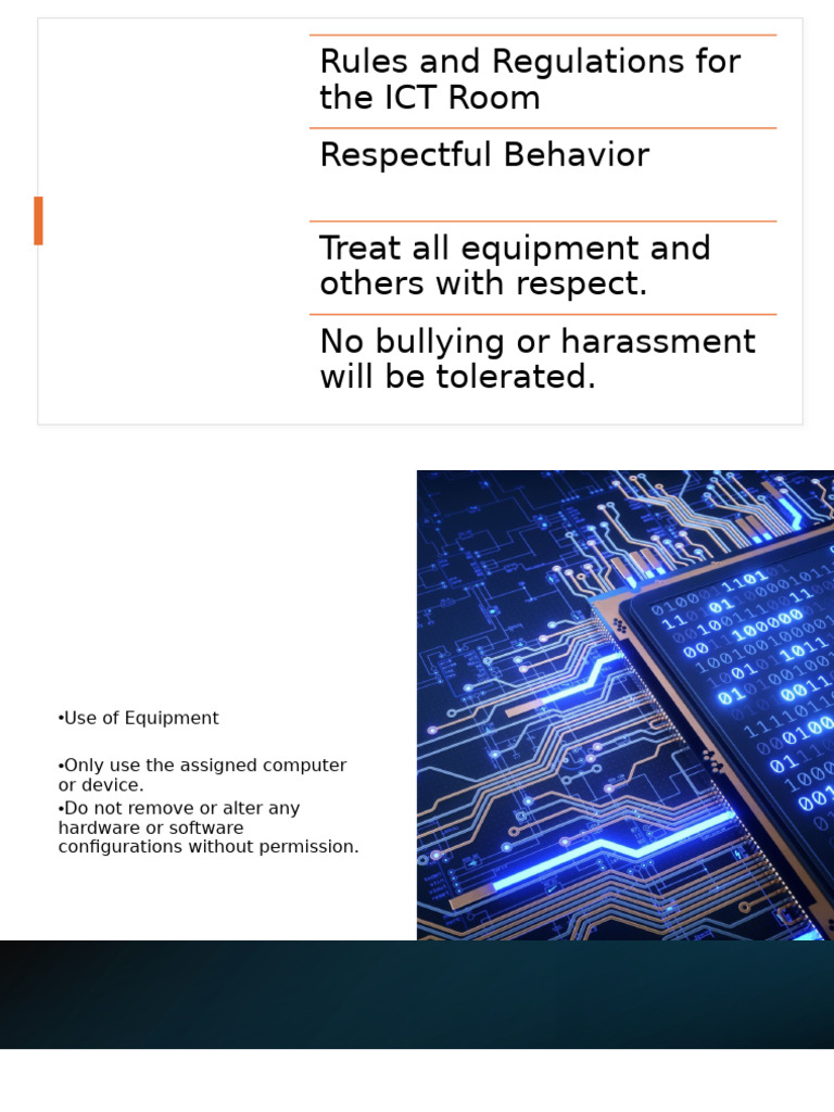 Ict Laboratory Rules and Regulations | PDF