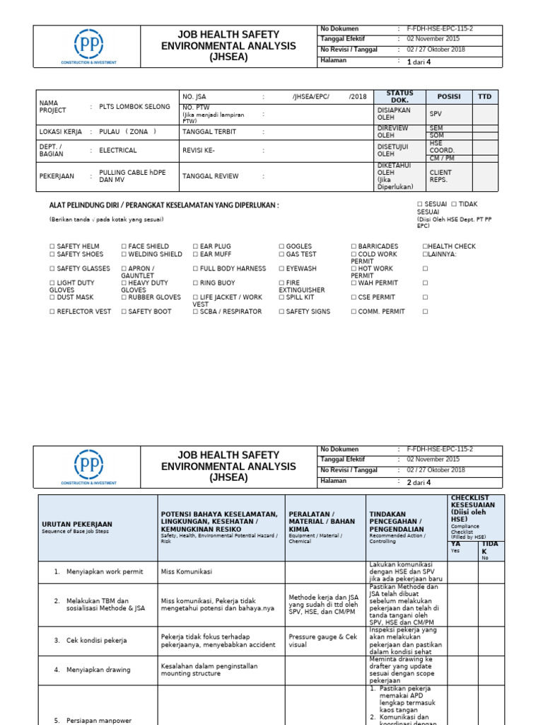 Jsa Pulling Cable | PDF