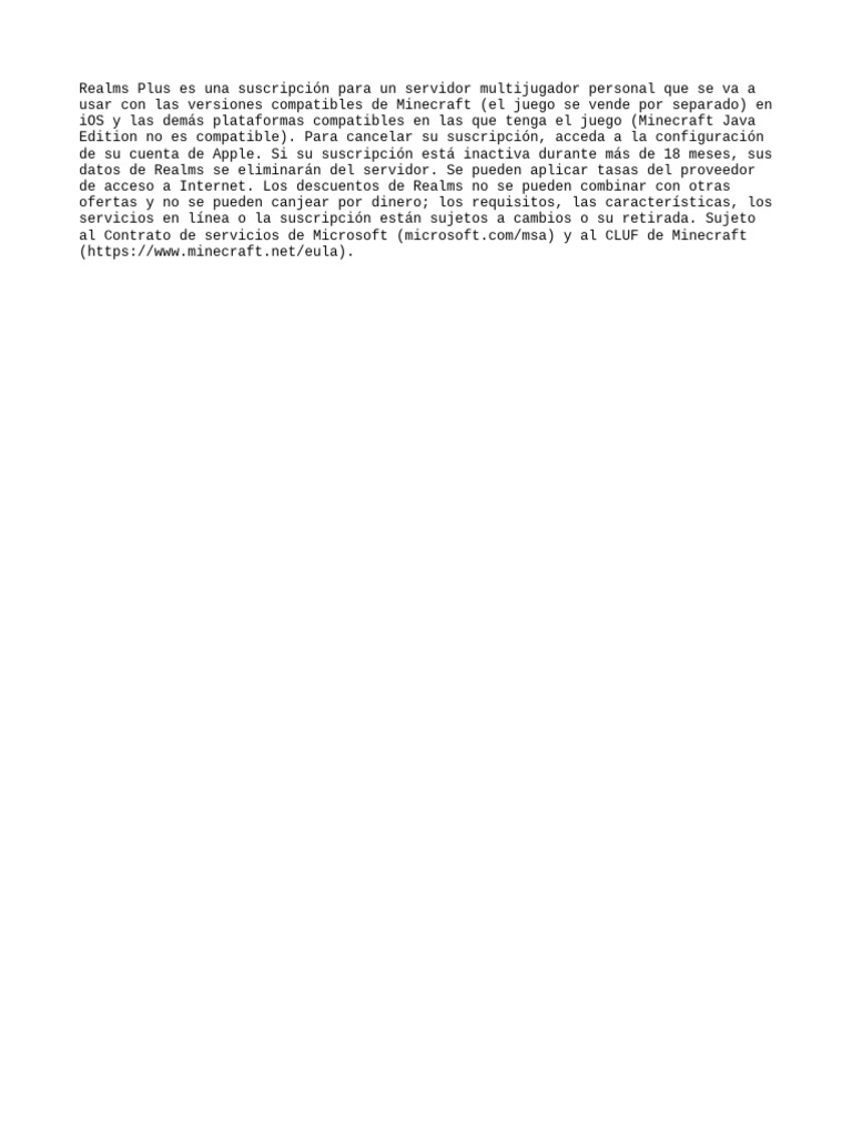 Realms 2p Terms 1 Ios Es ES | PDF