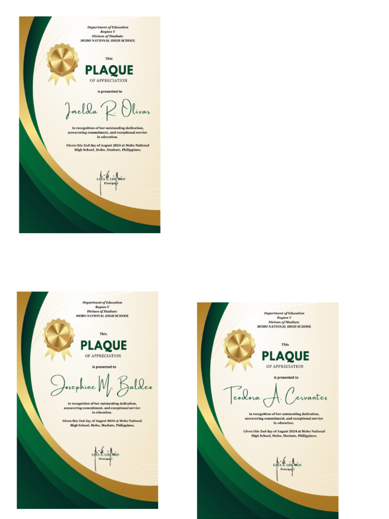 Plaque | PDF