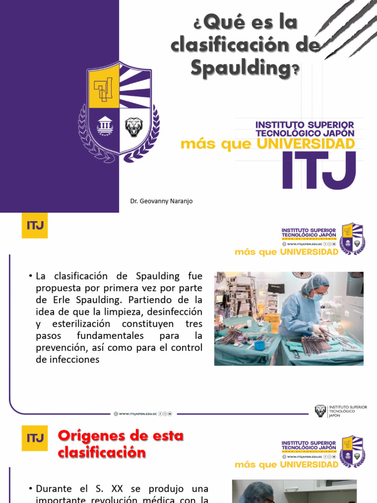 Clasificacion de Spaulding | PDF