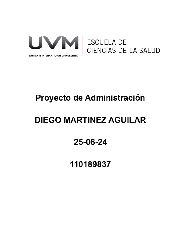 Proyecto Final Administracion Pdf