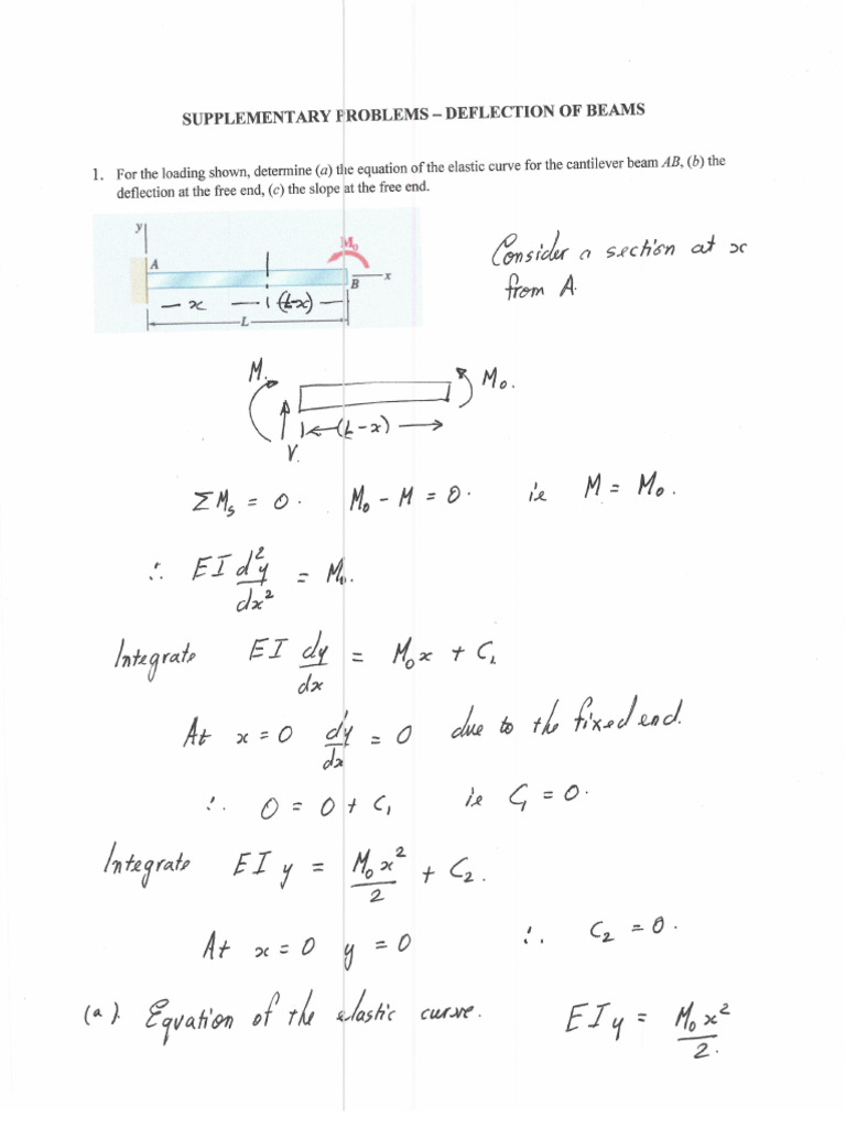 Chapter 9-Supplementary Problems - Solutions | PDF