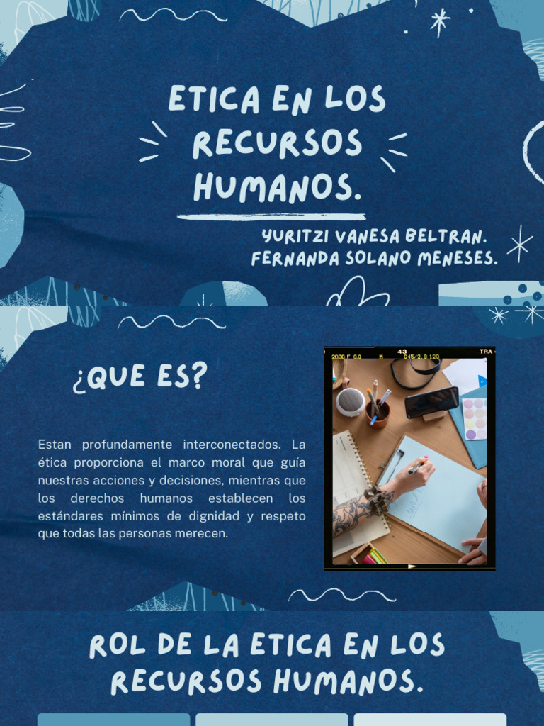 Etica en Los Recursos Humanos. | PDF