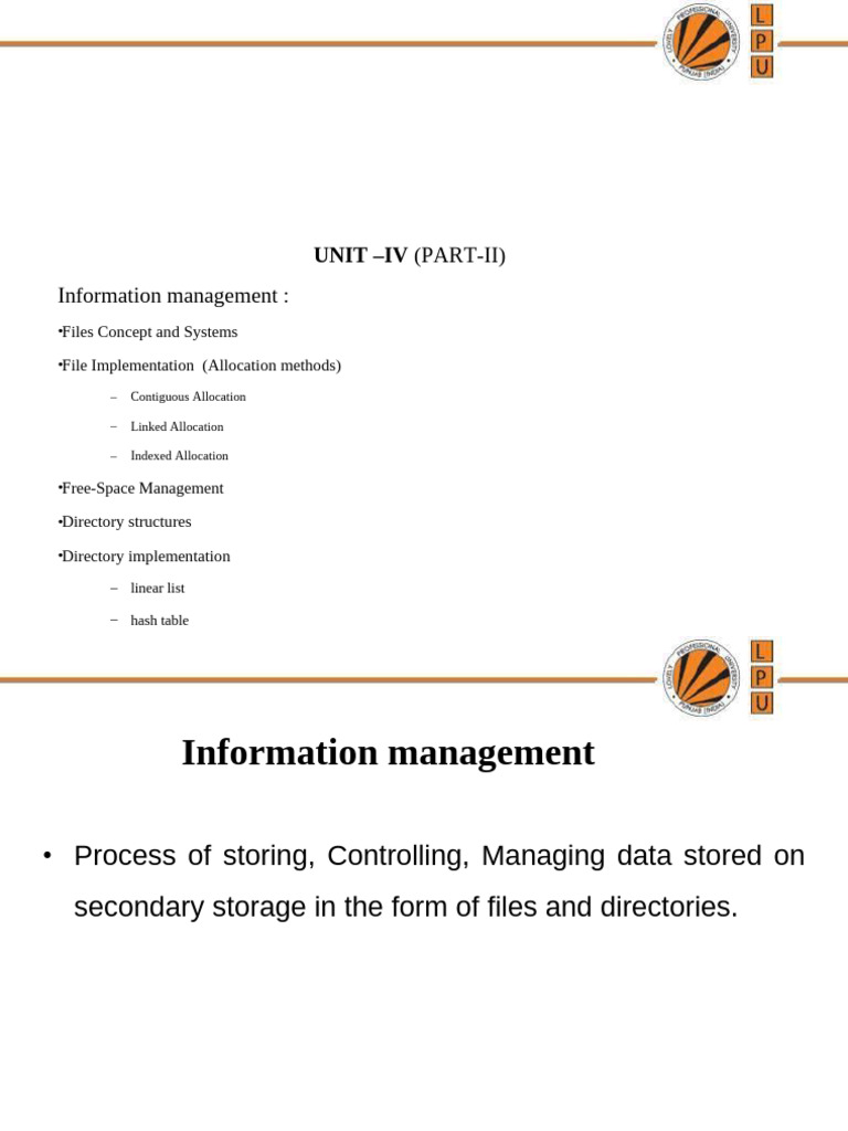 Unit4 - File System Interface | PDF