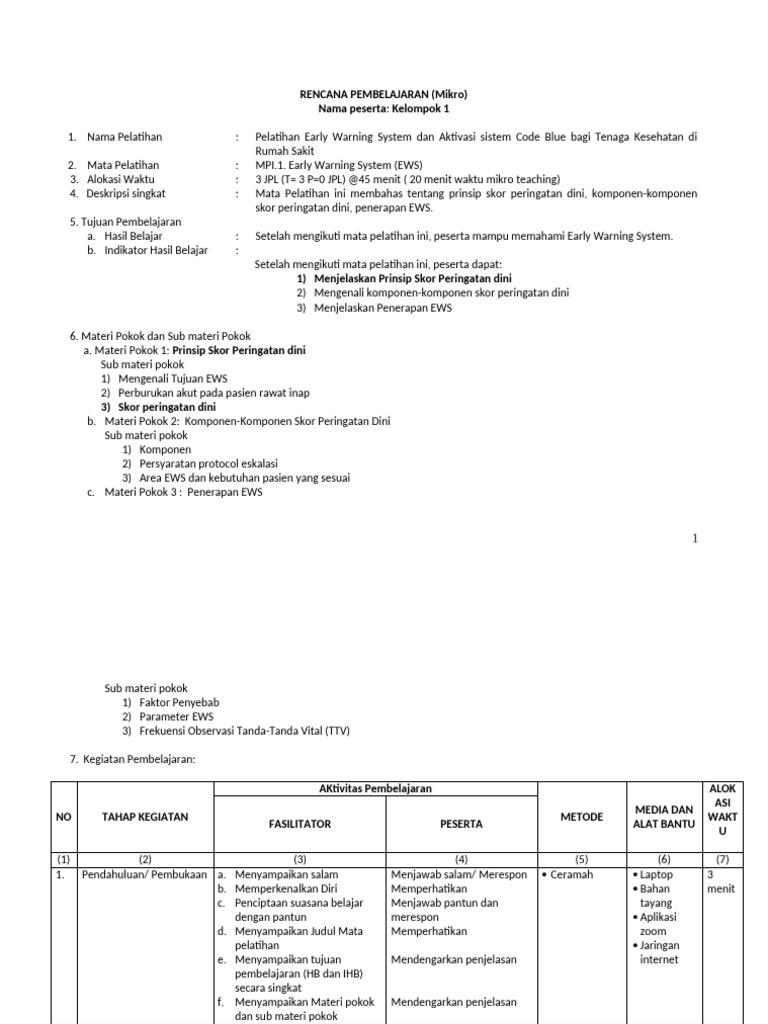 Contoh RP Mikro | PDF