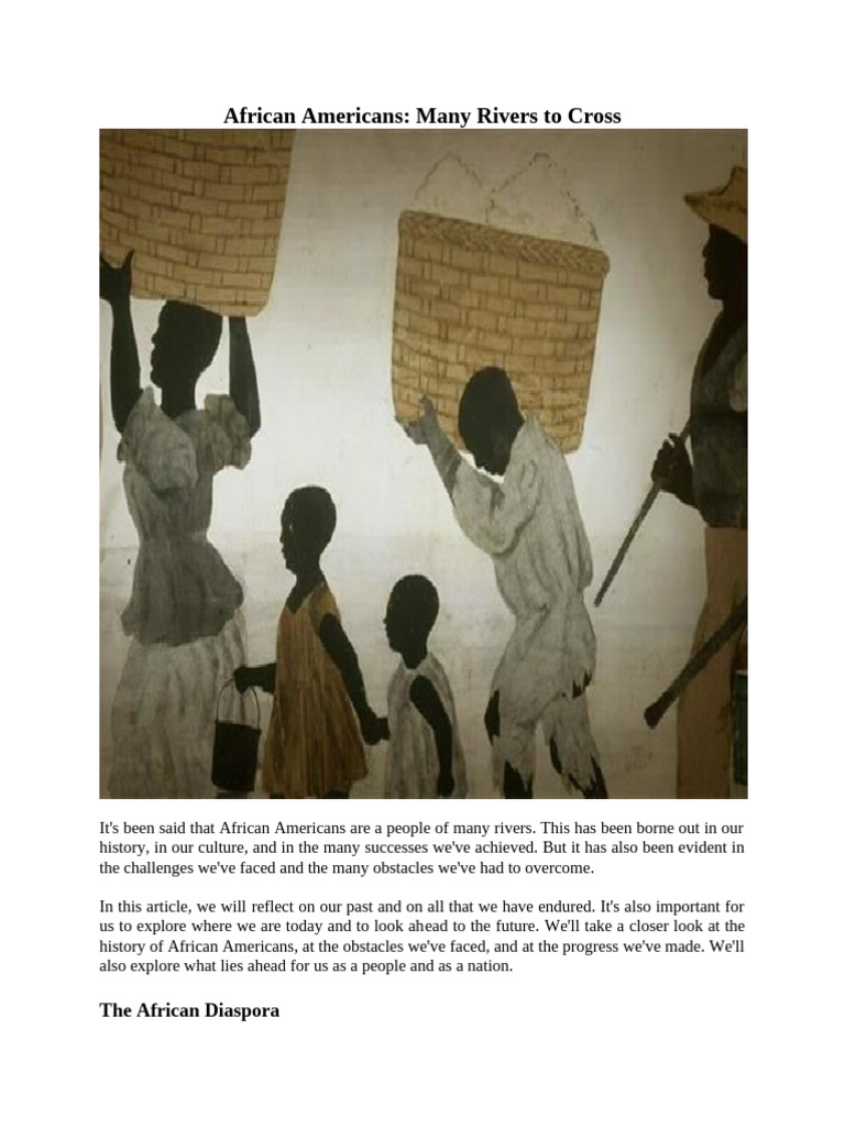 African Americans Many Rivers To Cross | PDF