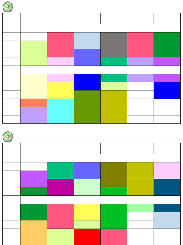 Skema B. Jadwal Pelajaran Sem Ganjil TH 24-25 | PDF