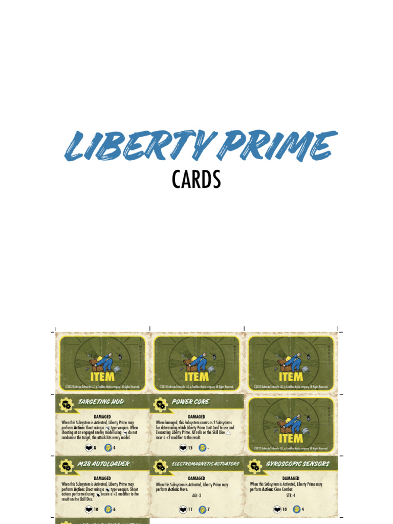 FWW Liberty Prime Cards DIGITAL 002w | PDF