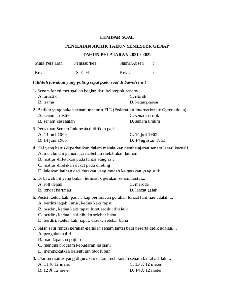 Soal PHB 2 | PDF