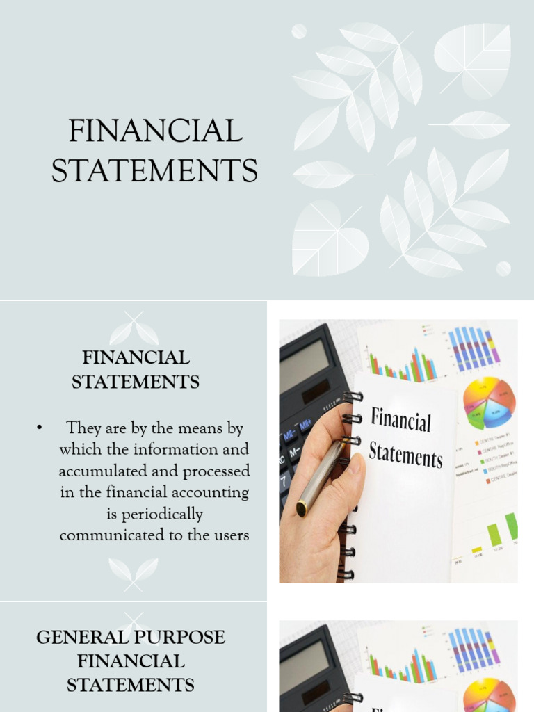 Chapter 1 Financial Statement | PDF | Equity (Finance) | Business