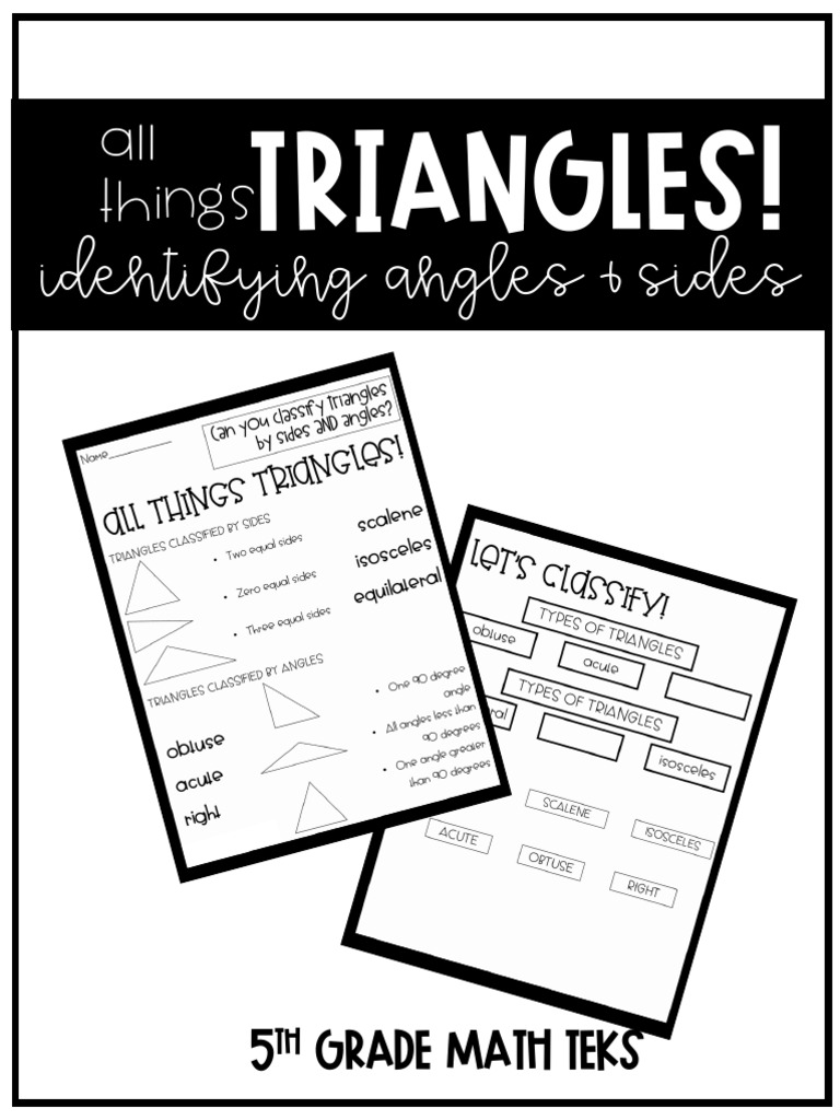Triangles!: Identifying Angles & Sides | PDF