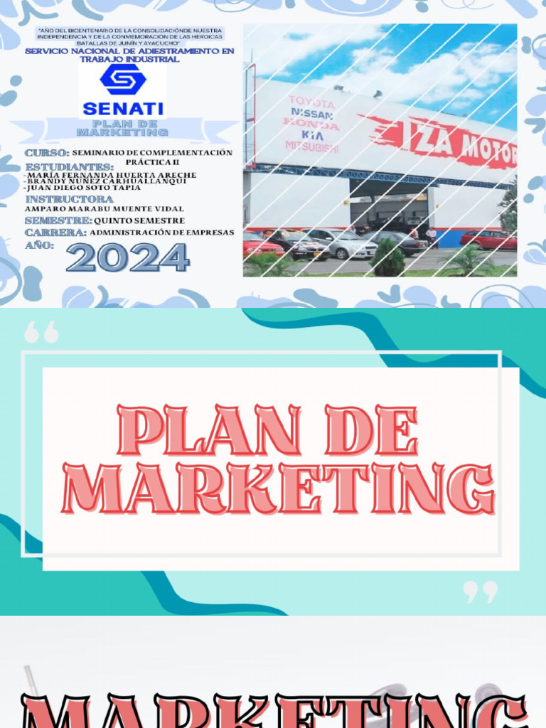 PLAN DE MARKETING IZA MOTORS GRUPO HUERTA SOTO NUÑEZ | PDF