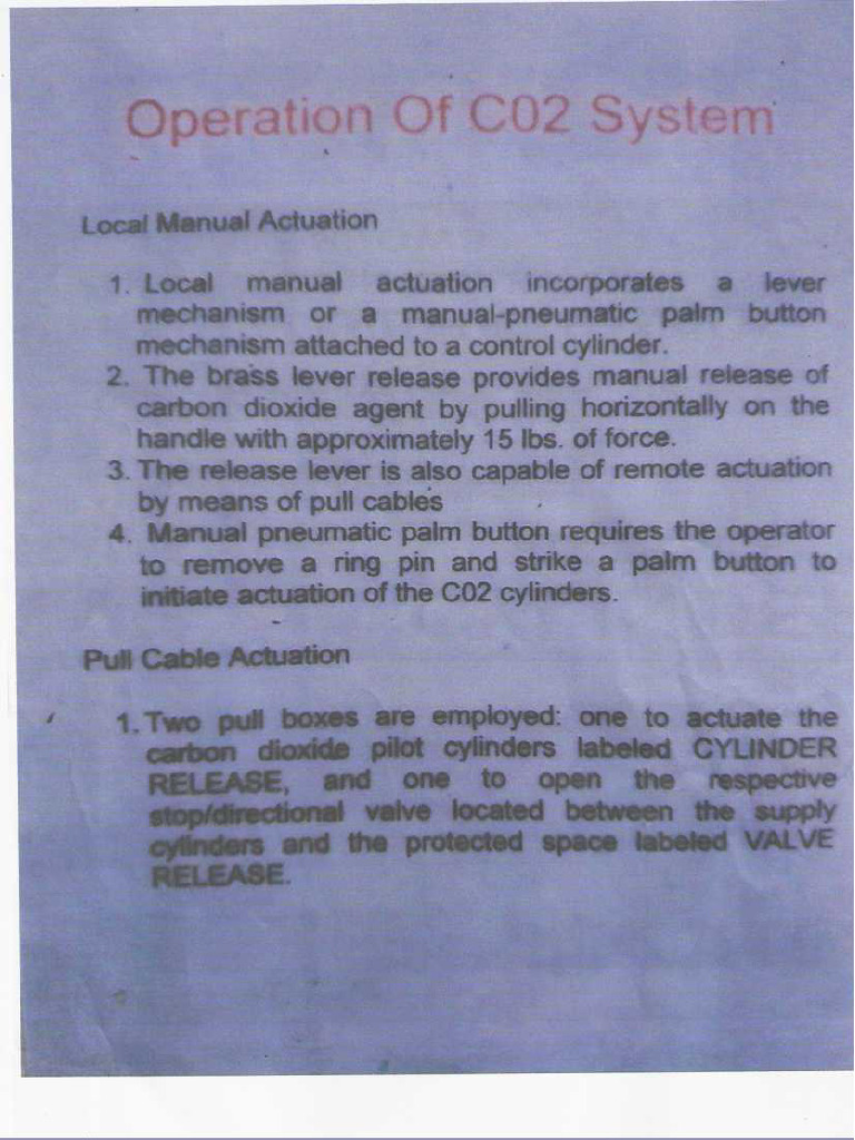 Co2 Operation Procedure | PDF
