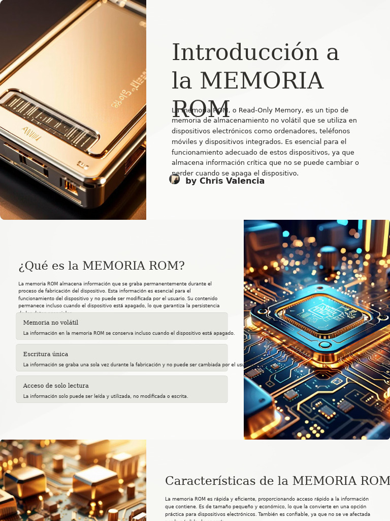 Memorias Rom-Cvm | PDF