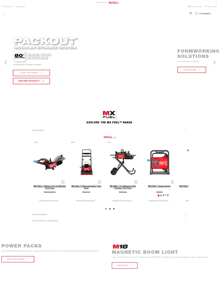 2 Milwaukee Tool - Official Australia Site of Milwaukee Tool - Nothing ...