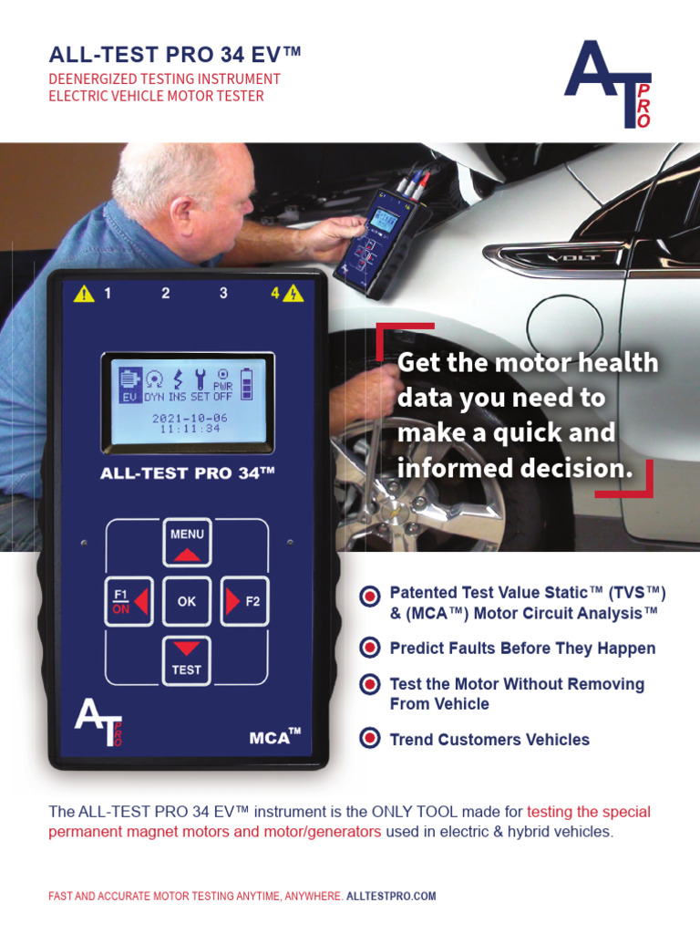 ALL TEST PRO 34 EV Brochure | PDF