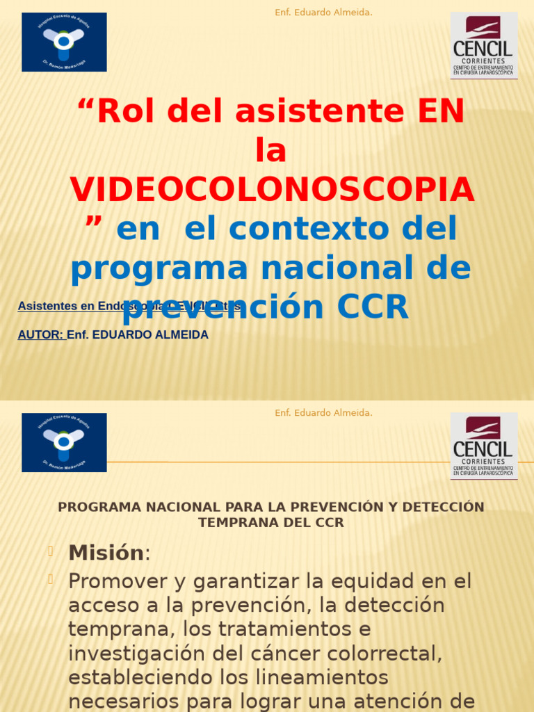 Rol Del Asistente en La PREVENCION DEL CCR | PDF