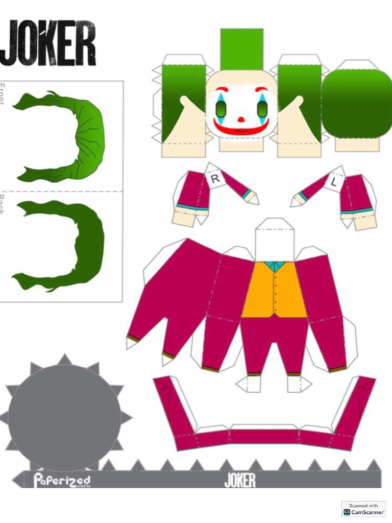 Origami 3d Joker | PDF