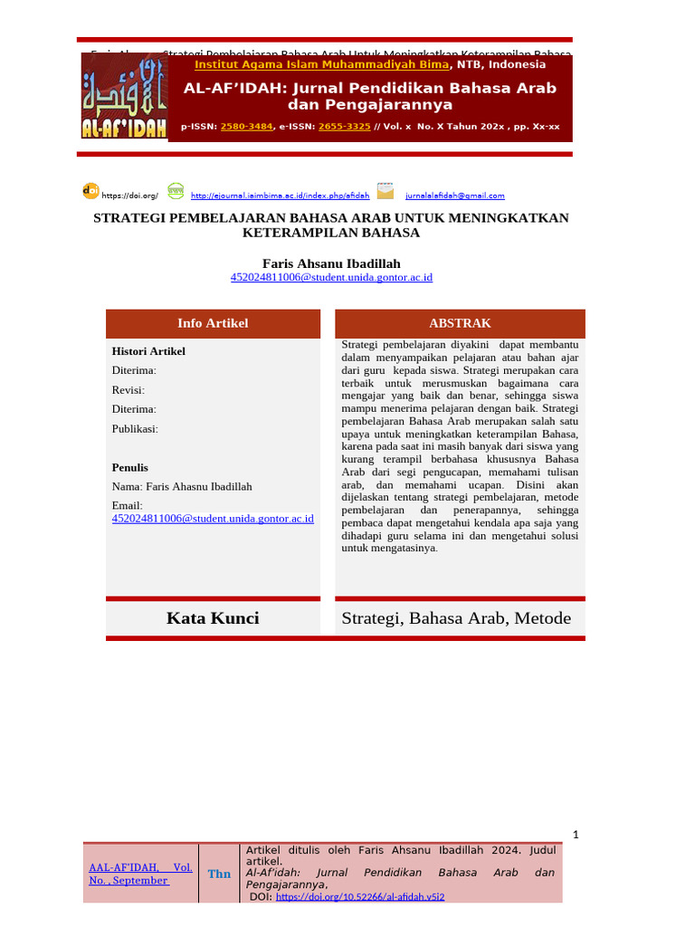 Artikel Faris Ahsanu Ibadillah | PDF