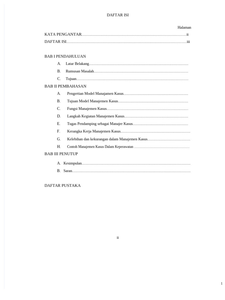 PDF Makalah Manajemen Kasus | PDF