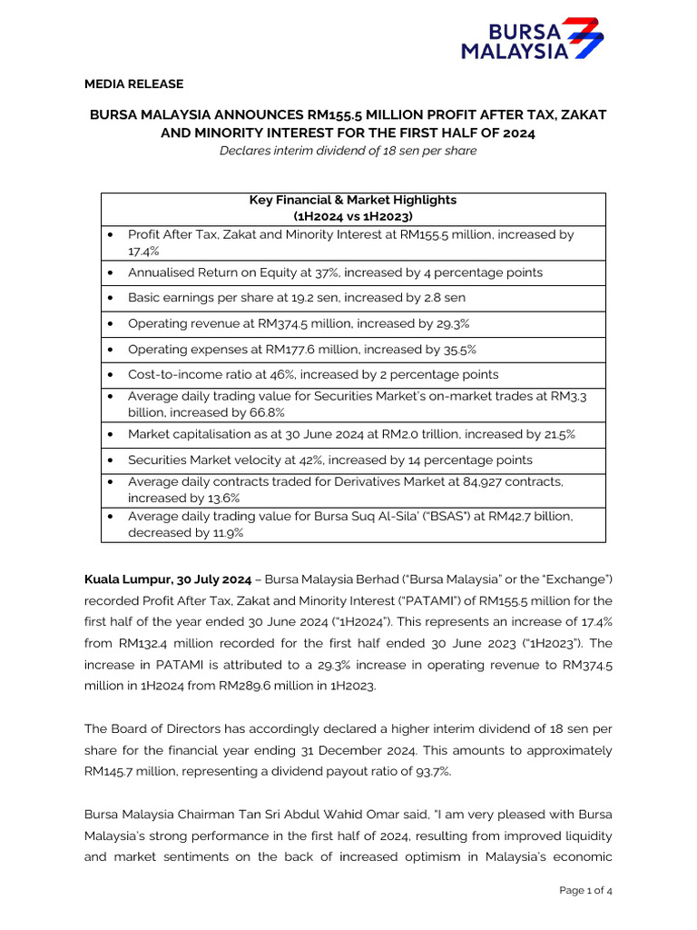 Media Release 20240730 | PDF