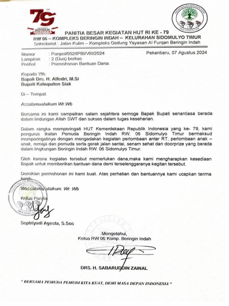 Proposal HUT RI KE 79 | PDF