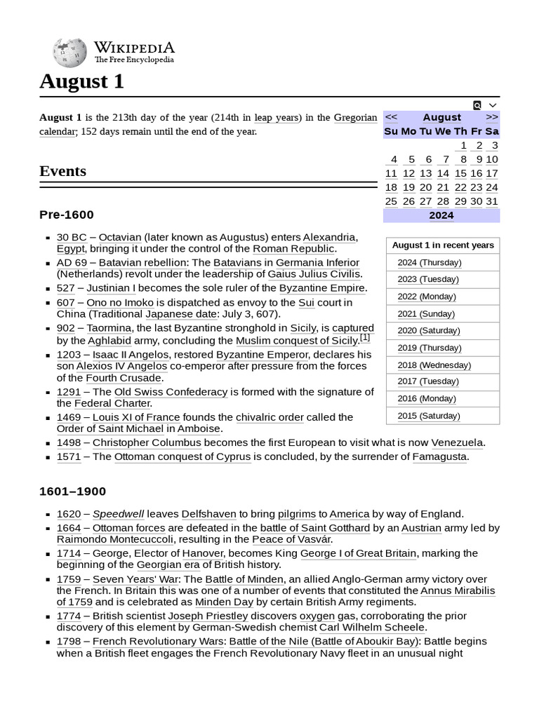 August 1 | PDF