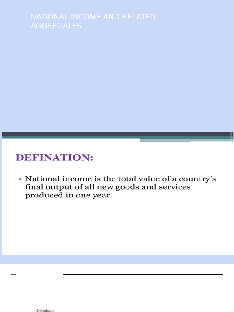 12- National Income Accounting | PDF