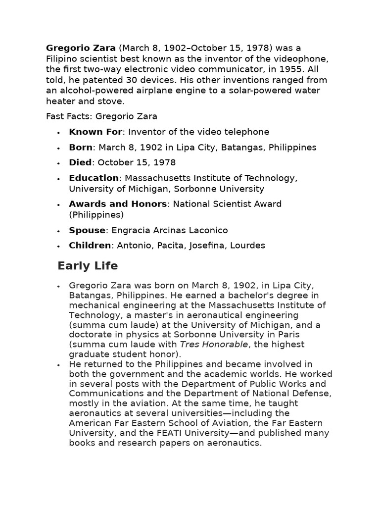 Gregorio Zara | PDF