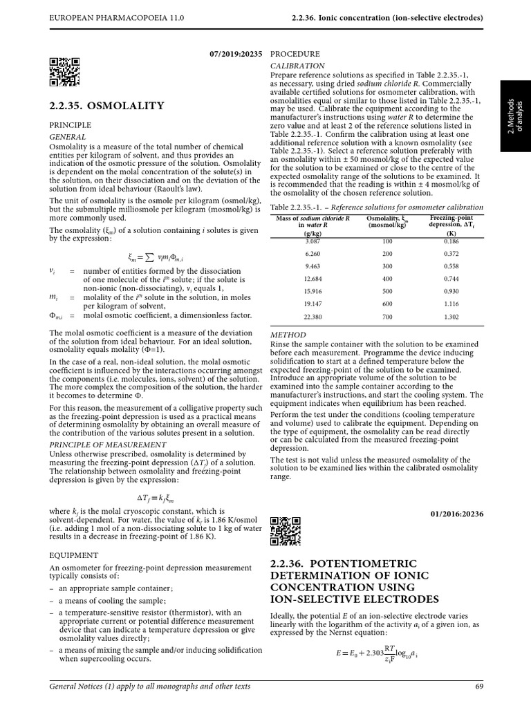 2 2 36 Potentiometric Determination Of Ionic Concentration Using Ion Selective Electrodes Pdf