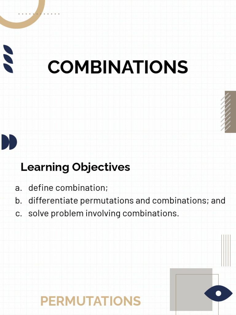 Grade 10 Combinations Pdf