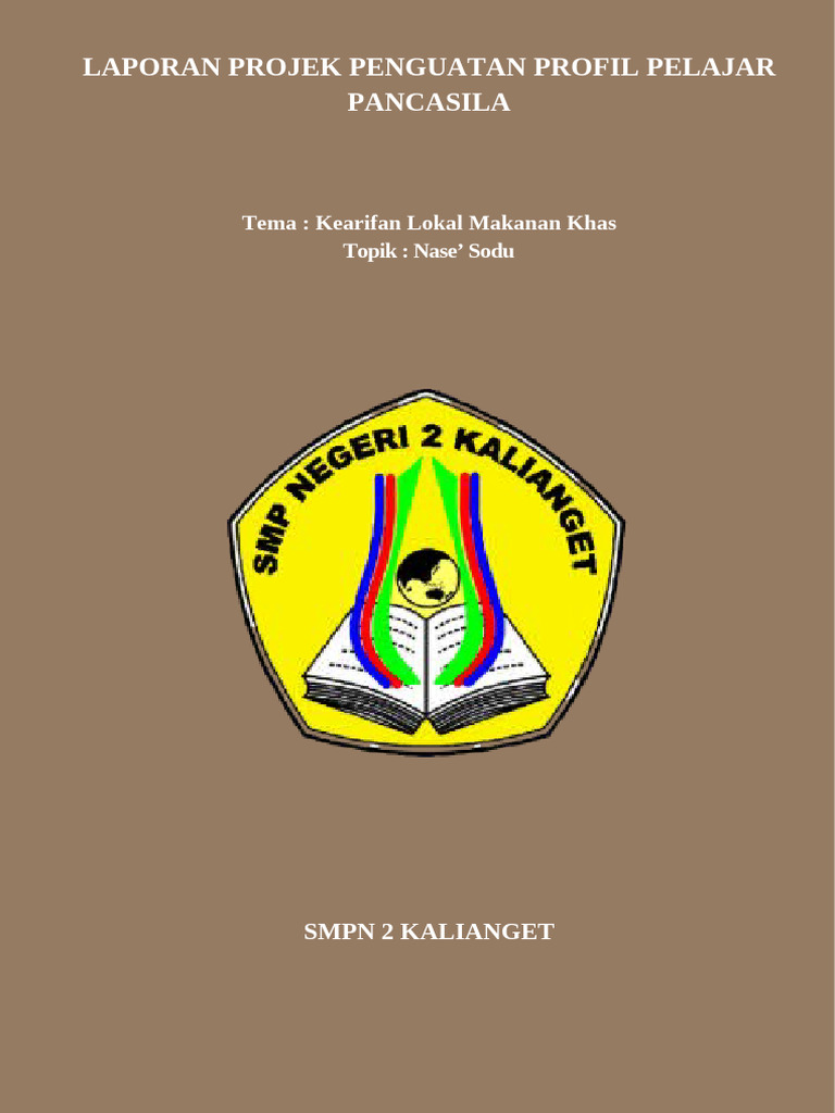 Laporan Projek 1 - Kearifan Lokal | PDF