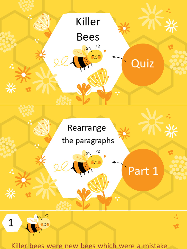 Quiz Killer Bees | PDF