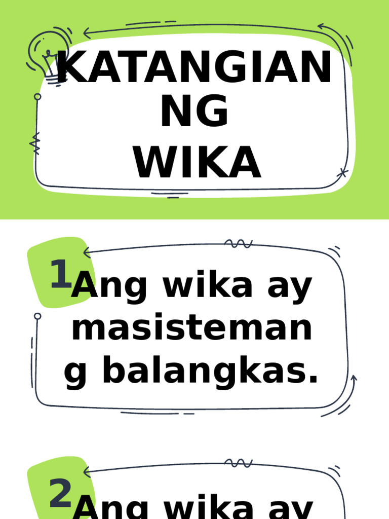 3 - Katangian at Kaantasan NG Wika | PDF