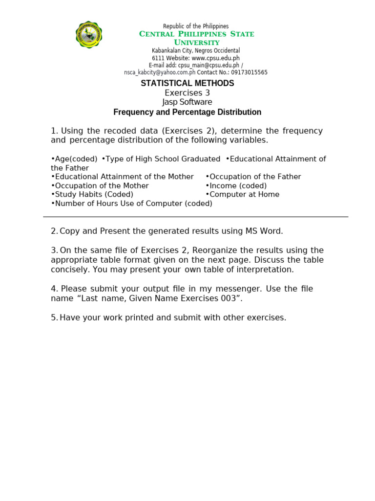 Mana-It, Jenicel Exercise 3 | PDF | Employment | Labour Economics