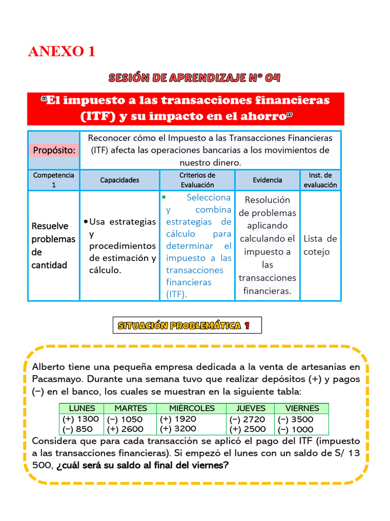 Sesión 4-2024 - ITF | PDF