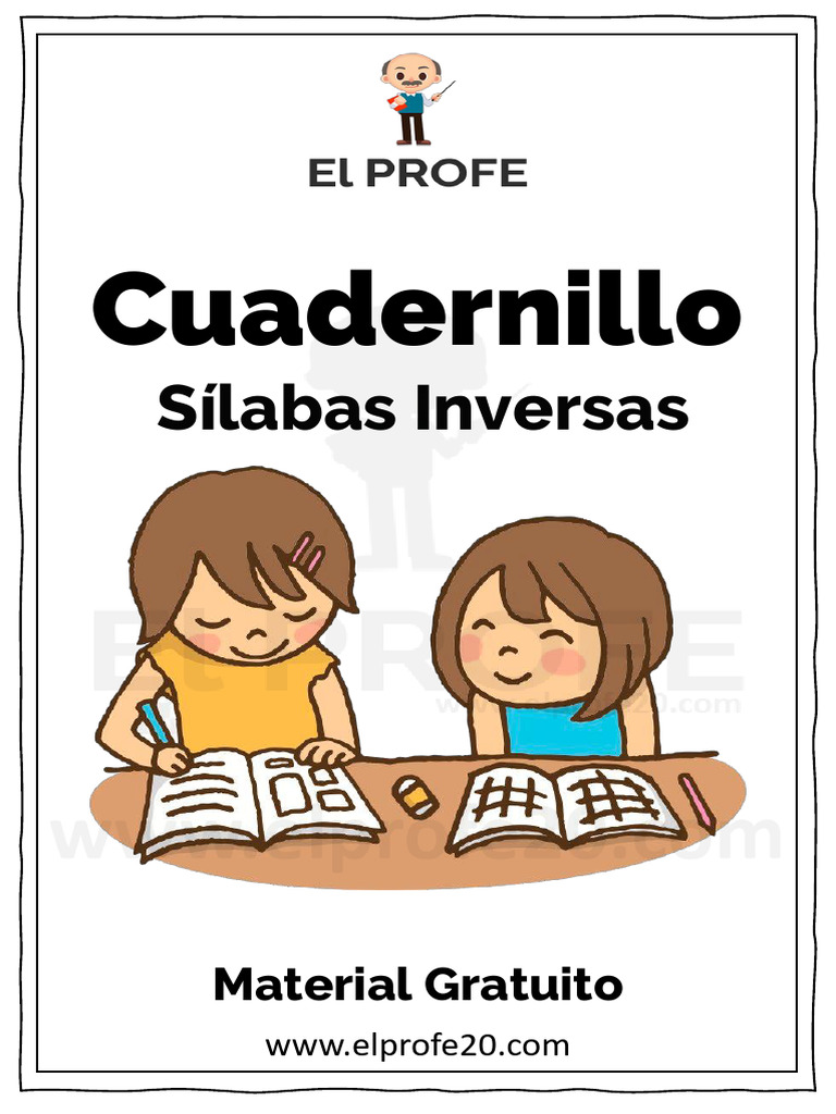 Cuadernillo de Sílabas Inversas PDF | PDF