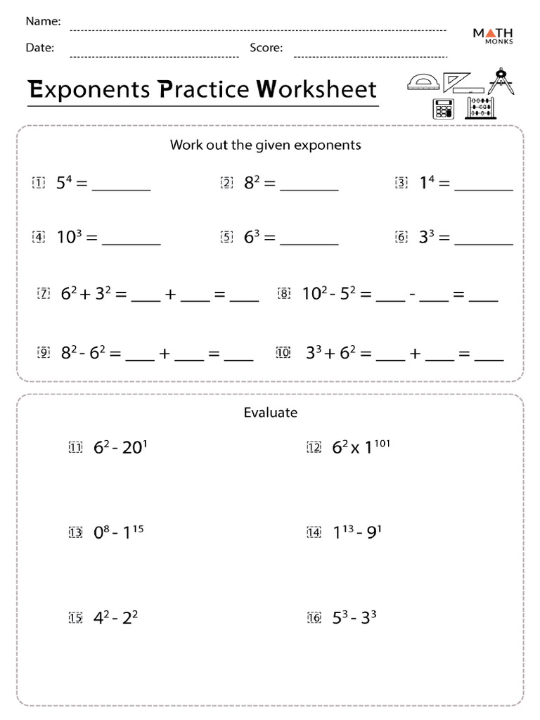 5th-Grade-Exponents-Worksheets | PDF