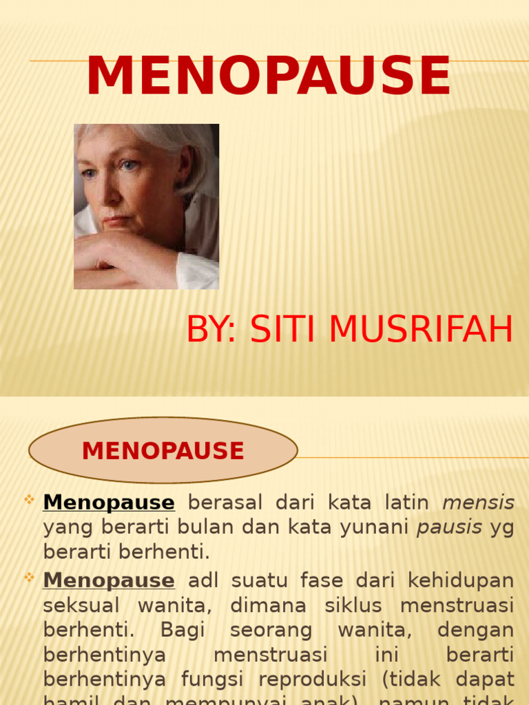 Menopause Siputz Oke | PDF