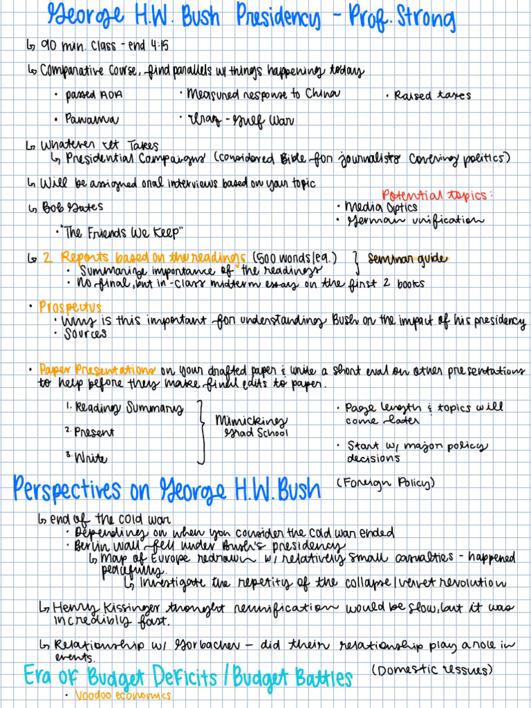 George HW Bush | PDF