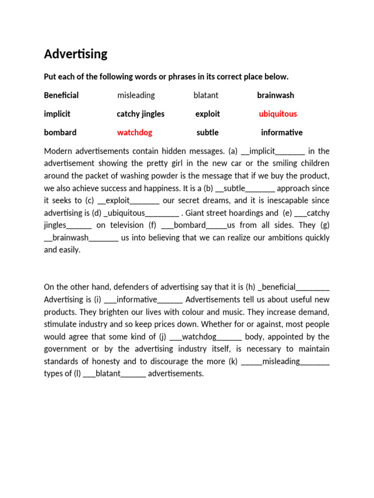 IE - Advertising | PDF