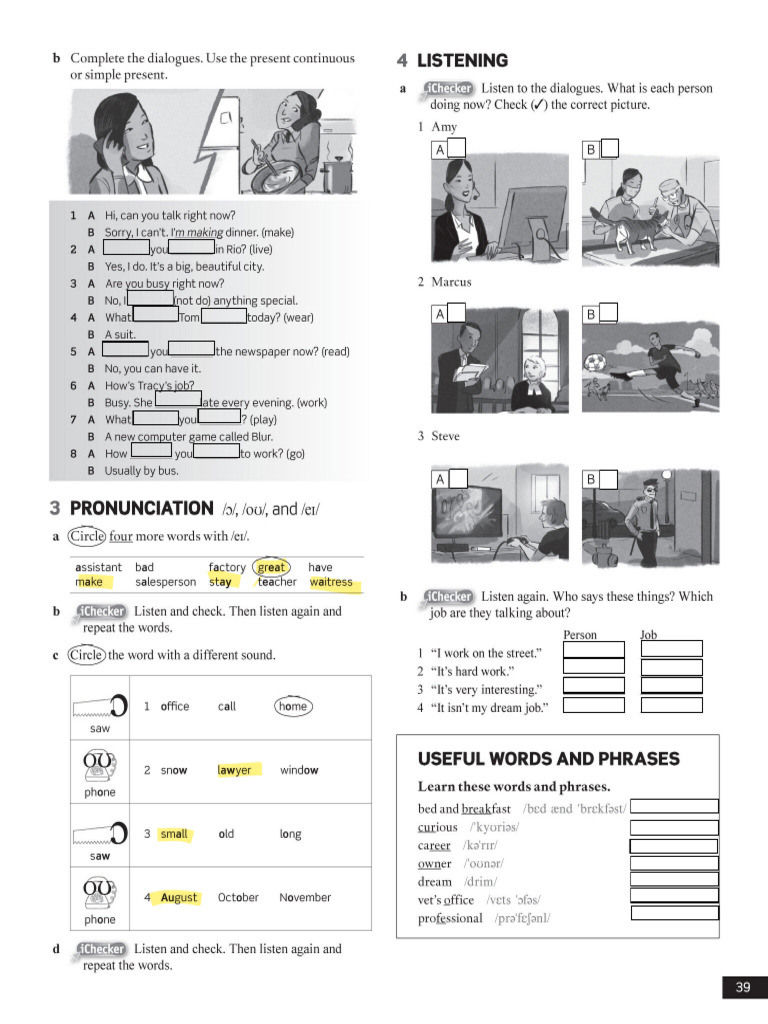 Workbook 8B Today Is Different 1 | PDF