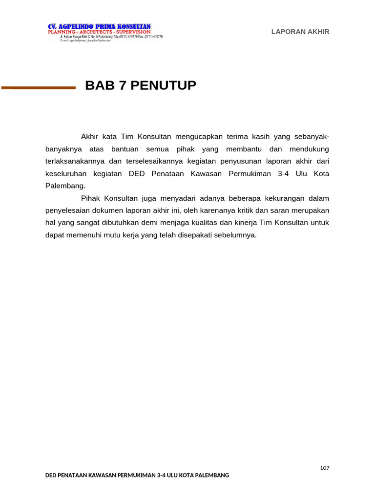 Bab 7 Penutup | PDF