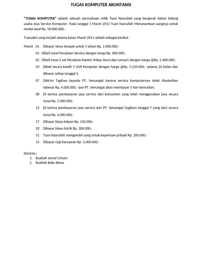 Tugas 2 Tunas Komputer | PDF