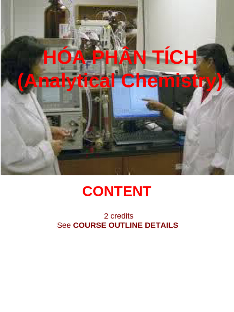 Introduction of Analysis Chemistry | PDF