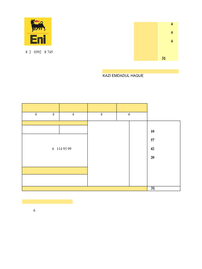 Italy Gas Utility Business Bill | PDF