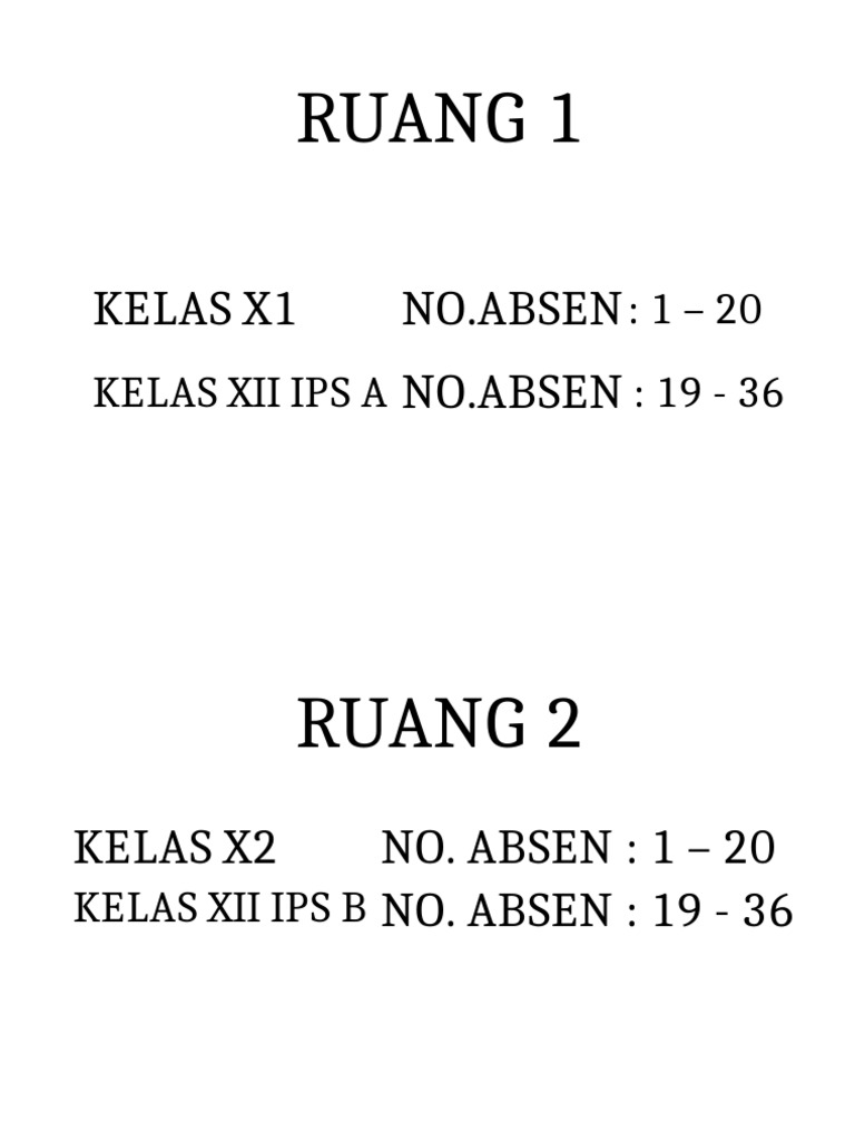 Papan Ruang | PDF