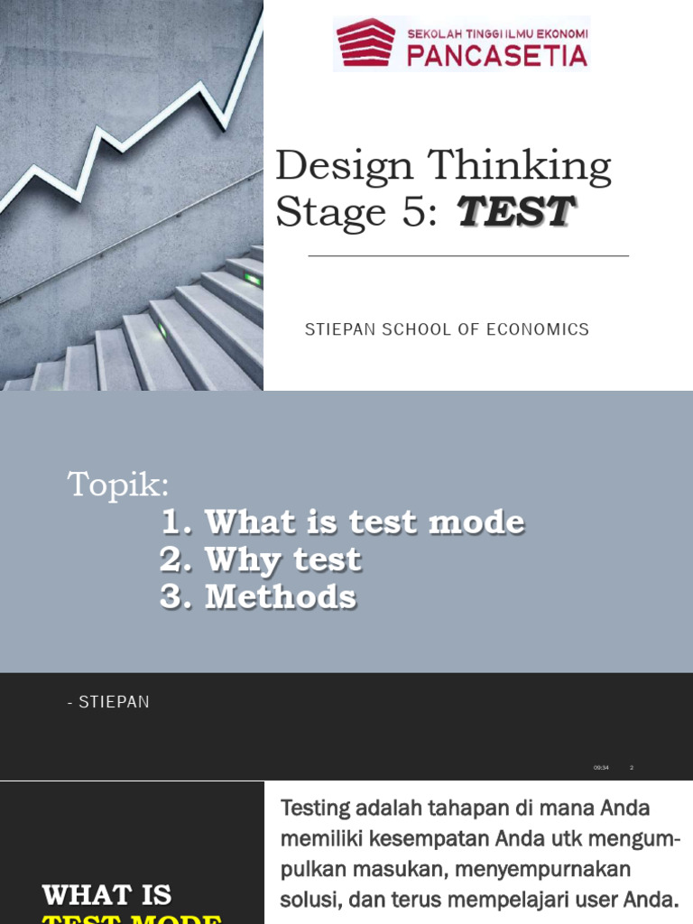 # 00 BAB 9 Design Thinking Stage 4 How To Test Business Design | PDF